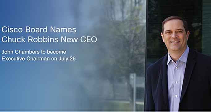 Chuck Robbins es el nuevo CEO de Cisco - ITCAndino